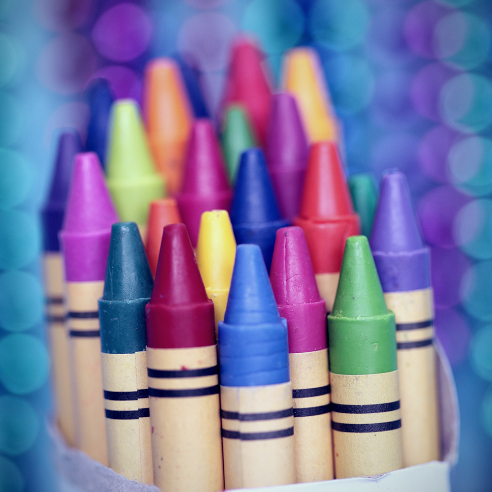Create a Colorful World with Crayons