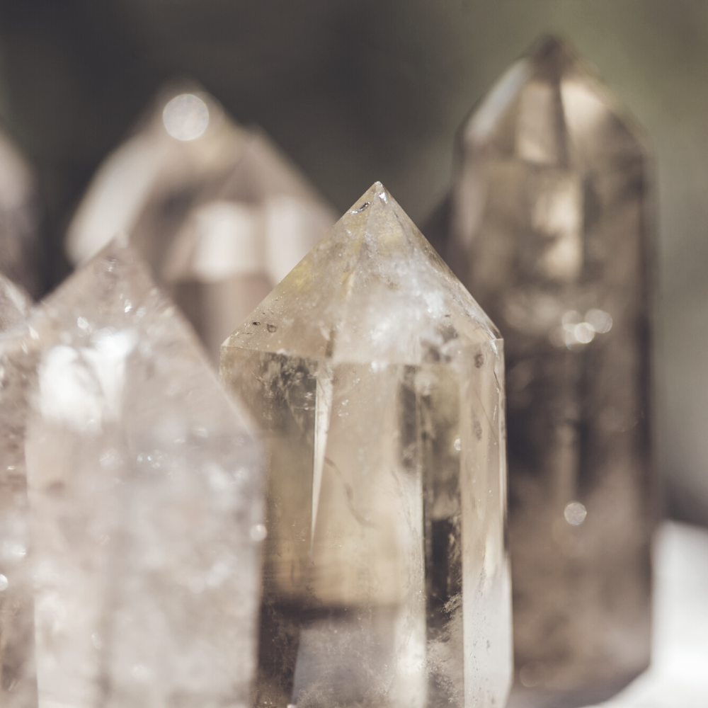 Glittering Gray Crystal Stones: Shine Like a Diamond!