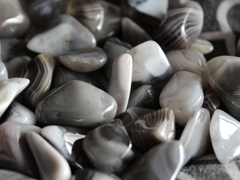 Glittering Gray Crystal Stones: Shine Like a Diamond!