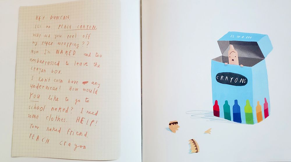 The Day the Crayons Quit: A Colorful Influence on Art!