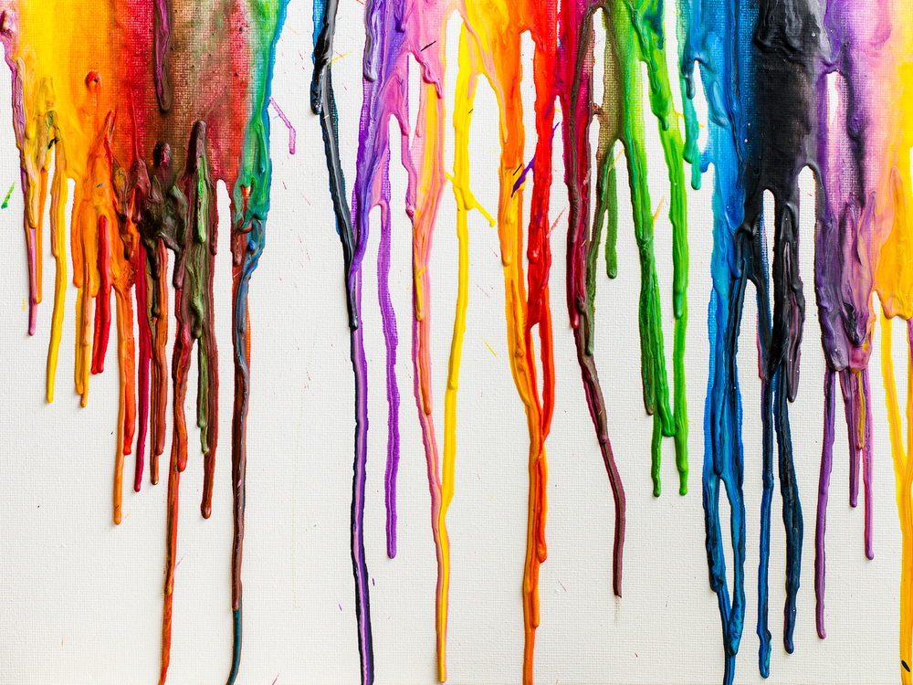 How Do You Drip Crayon? Dazzling Waterfalls of Color
