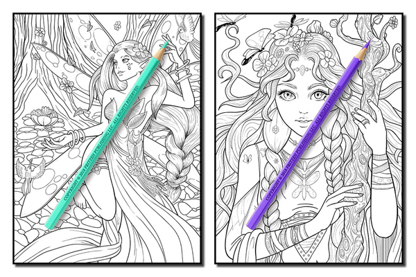 Enter A Magical World with Fantasy Coloring Books