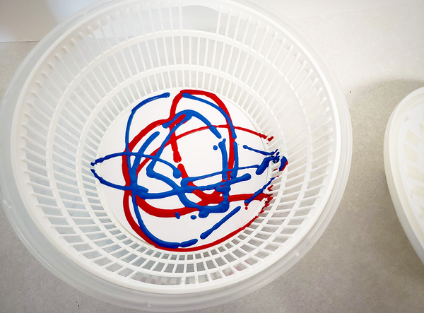 Fun DIY Spin Art Using a Salad Spinner