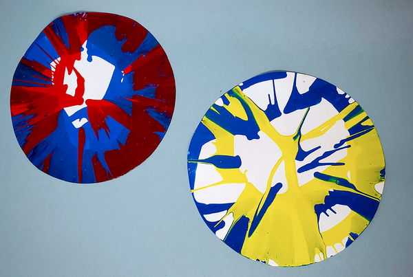 Fun DIY Spin Art Using a Salad Spinner