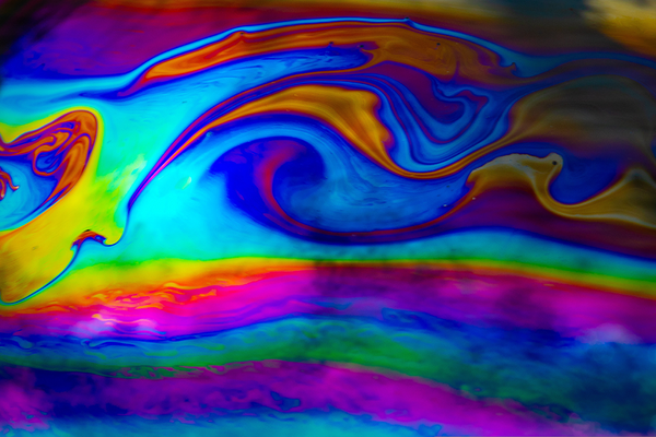 Iridescence: Creating Iridescent Art Using Clear Nail Polish