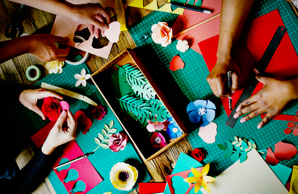 Paper Art: Transforming Paper Sheets into Artwork