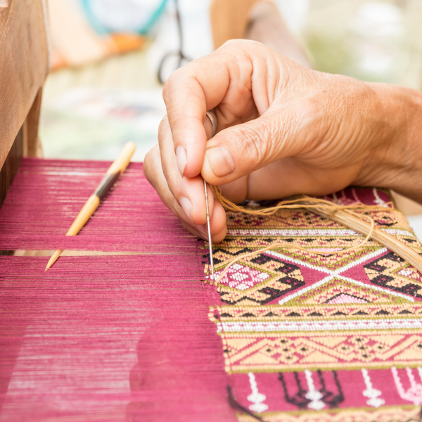 Let's Explain the Difference Between Weaving & Embroidery